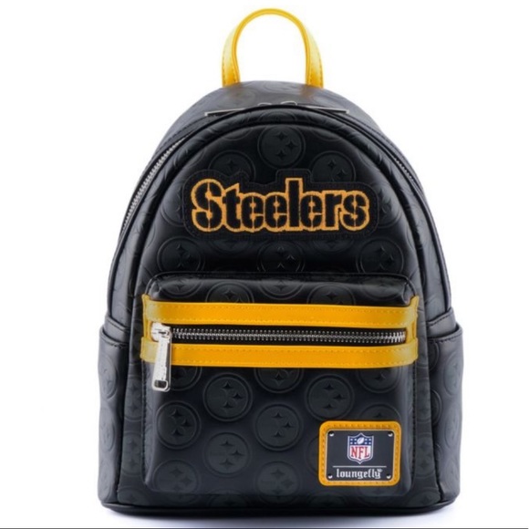 Loungefly | Bags | Loungefly Nfl Pittsburgh Steelers Logo Mini Backpack Unisex | Poshmark